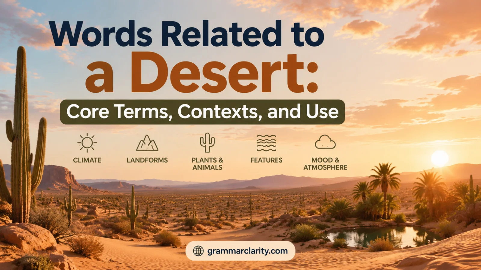 Words Related to a Desert: Core Terms, Contexts, and Use ...
